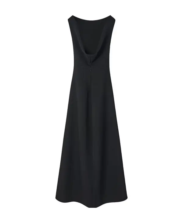 THE ROW Rhea Freshly Cut Wool Maxi Dress