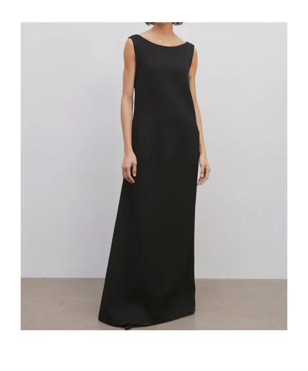 THE ROW Rhea Freshly Cut Wool Maxi Dress