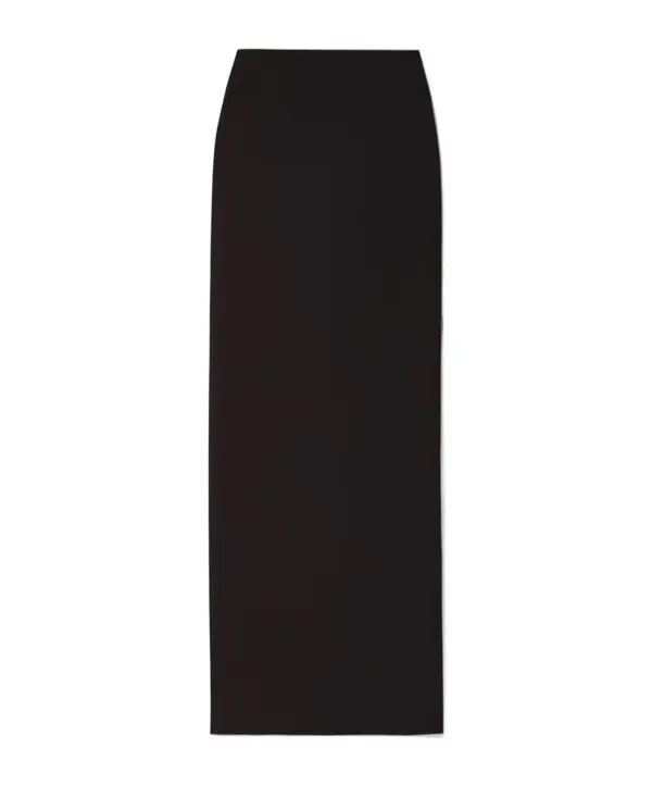 THE ROW Bartelle Wool Extra-long Skirt - Black
