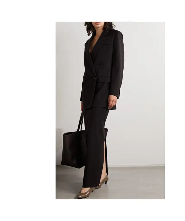 THE ROW Bartelle Wool Extra-long Skirt