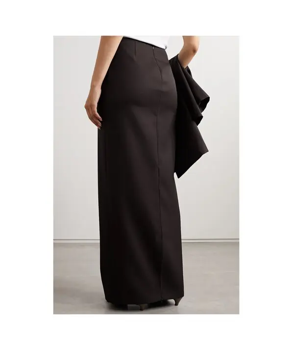 THE ROW Bartelle Wool Extra-long Skirt