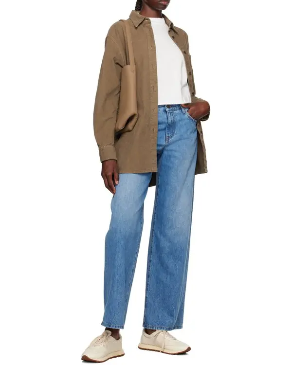 THE ROW Corduroy Long-sleeve Shirt With Chest Pocket