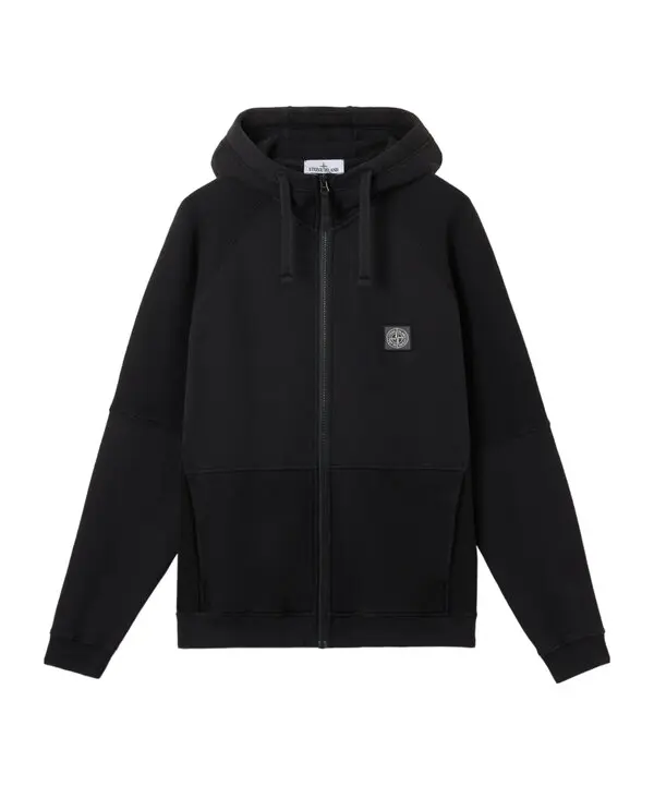 Stone Island Zip-up Drawstring Hoodie