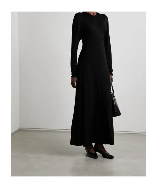 THE ROW Long-sleeved Maxi Dress - Black