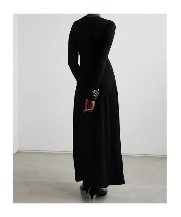 THE ROW Long-sleeved Maxi Dress - Black