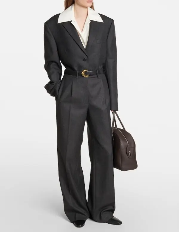THE ROW Roan High-waist Wide-leg Trousers