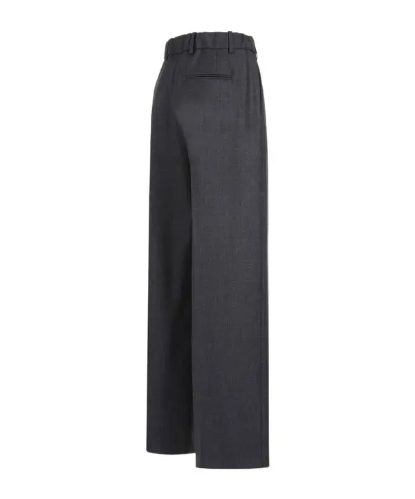 THE ROW Pleat-front Wide-leg Trousers
