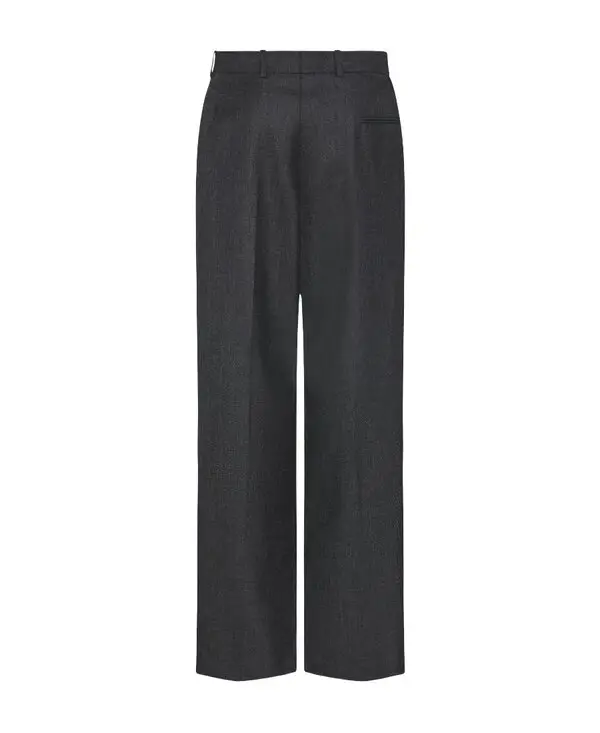 THE ROW Pleat-front Wide-leg Trousers