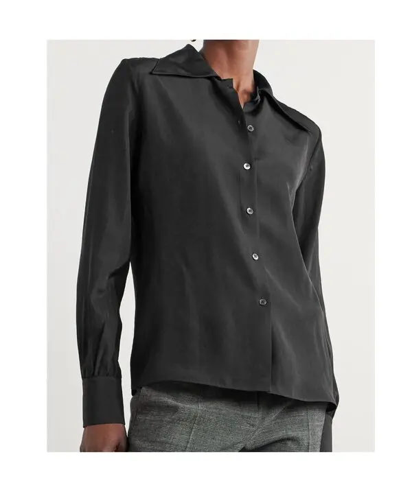 THE ROW Oversized Pointed Collar Button-down Shirt