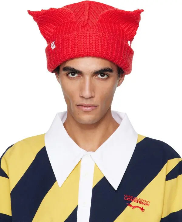 CHARLES JEFFRREY LOVERBOY Chunky Ears Beanie Hat