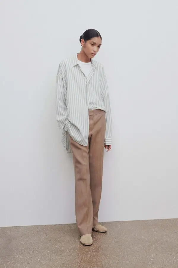 THE ROW Baer Wool Trousers