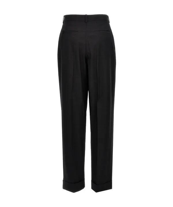 THE ROW Pleated Casual Pants