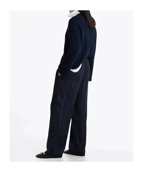 Tommy Hilfiger Loose Fit Metallic Striped Pants