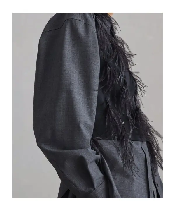 Brunello Cucinelli Feather Embellished Sleeveless Crewneck Top