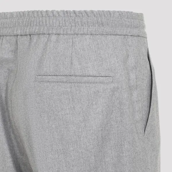 Brunello Cucinelli Pleated Tapered Leg Trousers - Grey