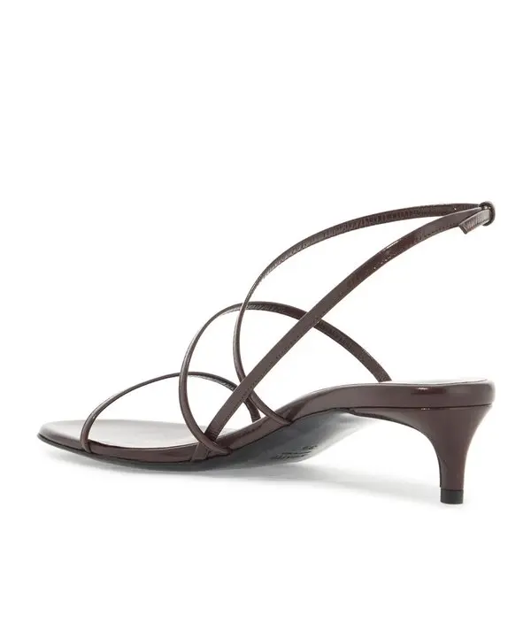 Khaite Loop Heeled Sandals - Black