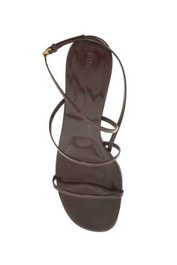 Khaite Loop Heeled Sandals - Black