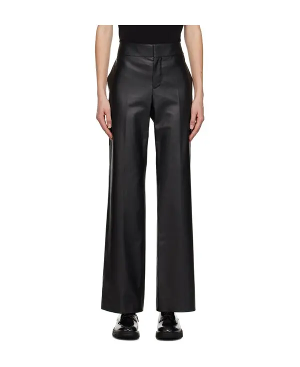 THE ROW Straight Leather Casual Pants