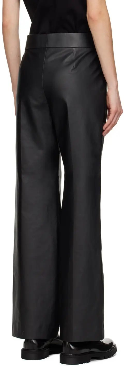 THE ROW Straight Leather Casual Pants