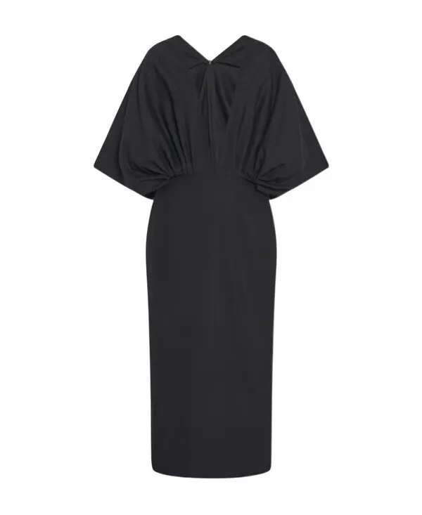THE ROW Abinhav Pleated Dress - Black