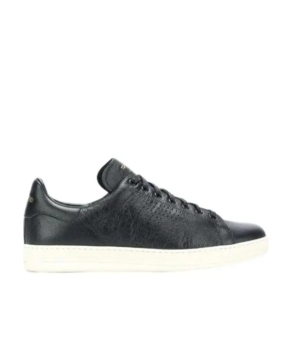 TOM FORD T-shaped Casual Lace-up Sneakers - Black