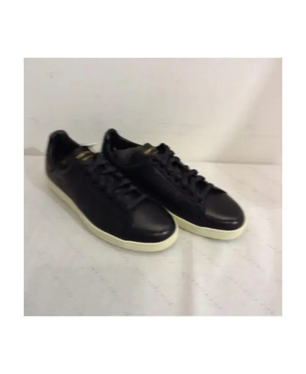 TOM FORD T-shaped Casual Lace-up Sneakers - Black