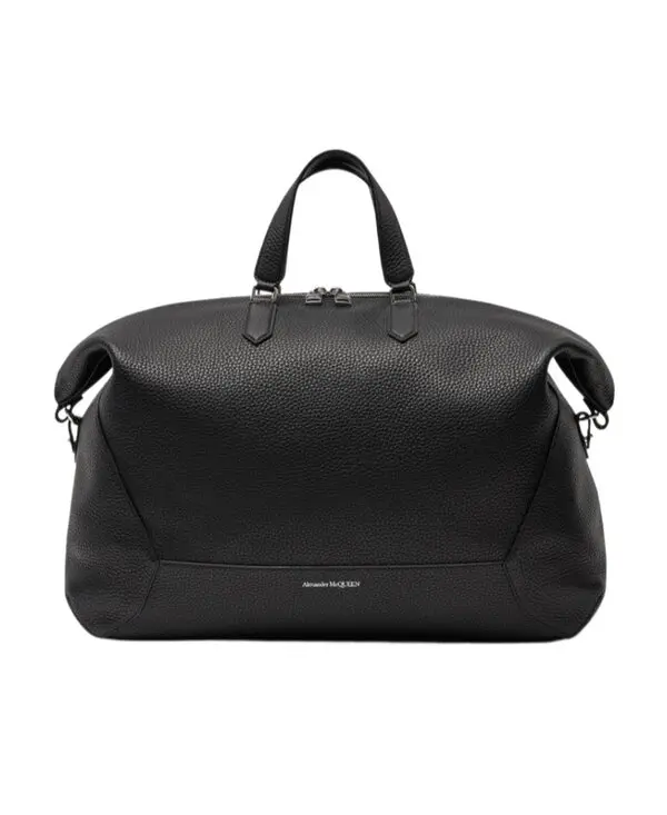 Alexander McQueen The Edge Zipped Duffle Bag - Black