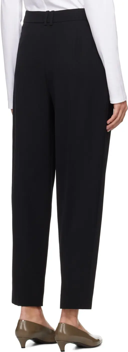THE ROW Corby Pleated Wool Tailored Trousers