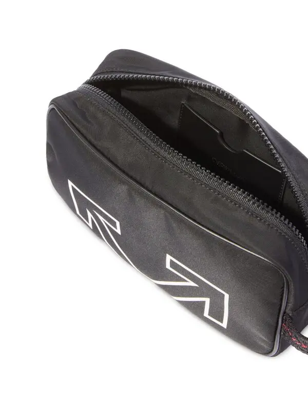 Off-White Logo Zip-up Wash Bag