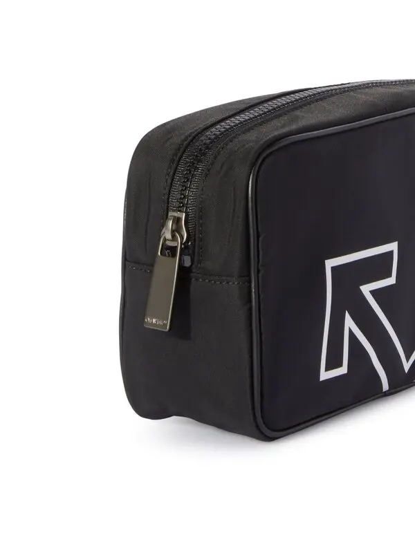 Off-White Logo Zip-up Wash Bag