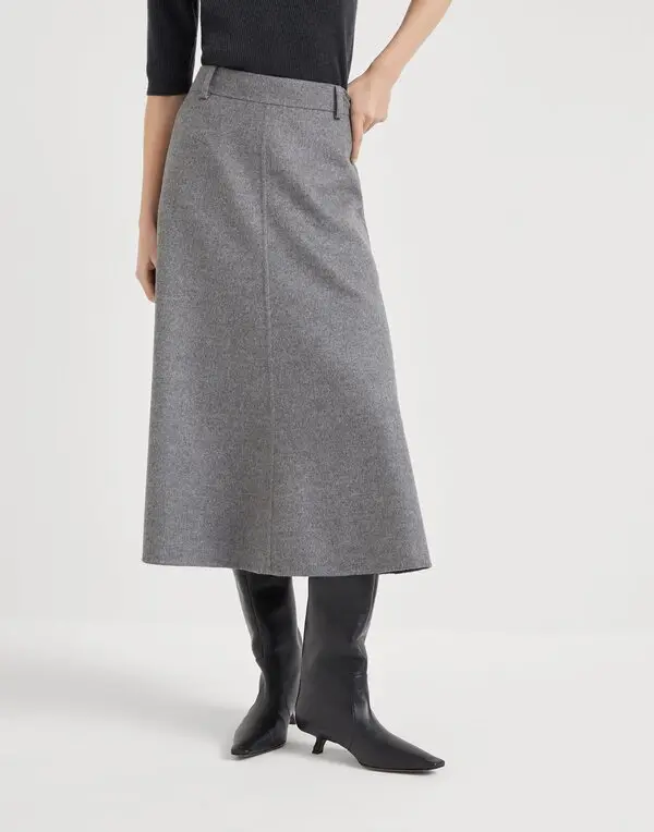 Brunello Cucinelli Flared A-line Skirt