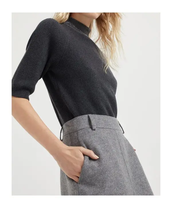 Brunello Cucinelli Flared A-line Skirt
