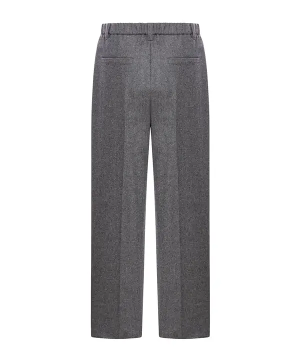 Brunello Cucinelli Pressed Crease Straight Leg Pants