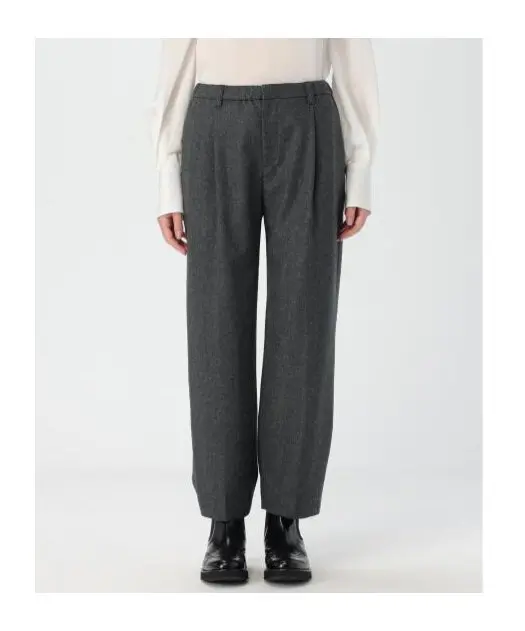 Brunello Cucinelli Pressed Crease Tapered Leg Trousers - Gray