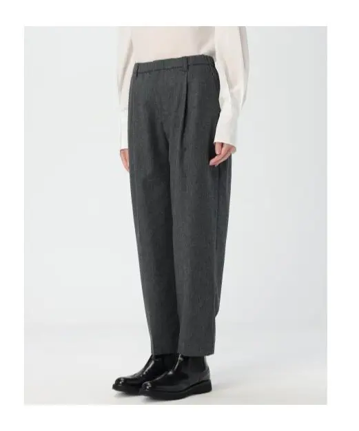 Brunello Cucinelli Pressed Crease Tapered Leg Trousers - Gray