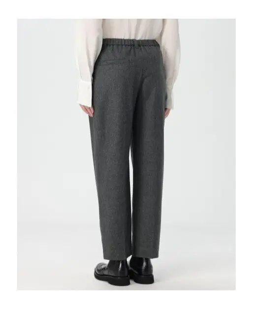 Brunello Cucinelli Pressed Crease Tapered Leg Trousers - Gray