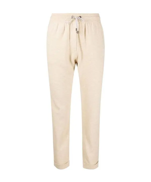 Brunello Cucinelli Cropped Virgin Wool-blend Trousers