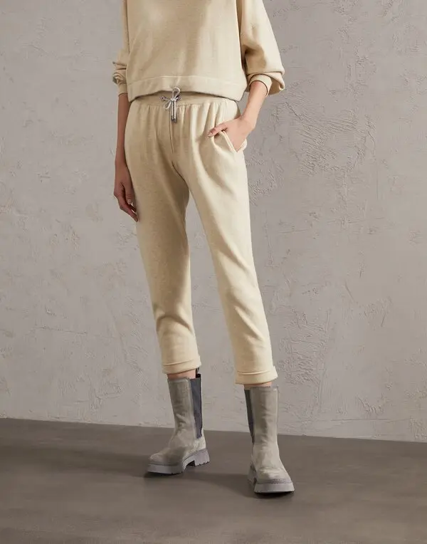 Brunello Cucinelli Cropped Virgin Wool-blend Trousers