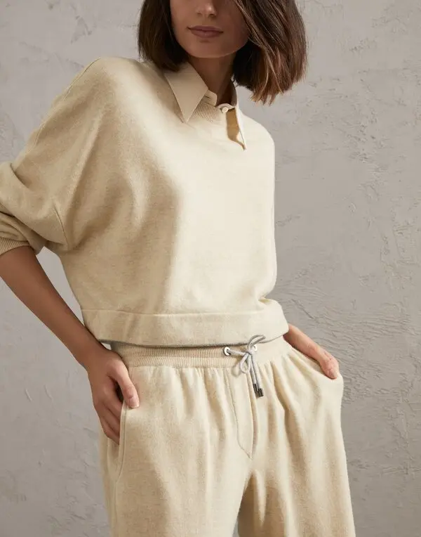 Brunello Cucinelli Cropped Virgin Wool-blend Trousers