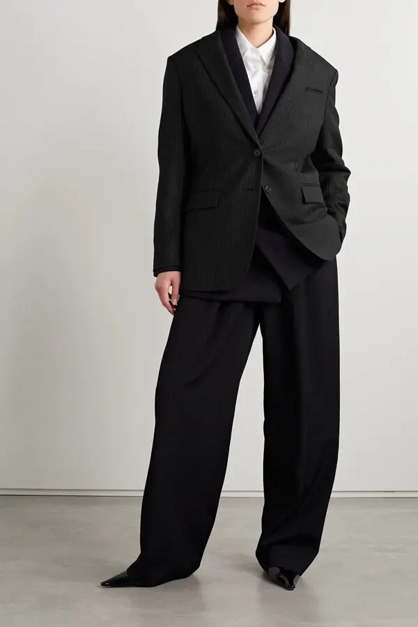 THE ROW Lapel Long-sleeved Suit Coat