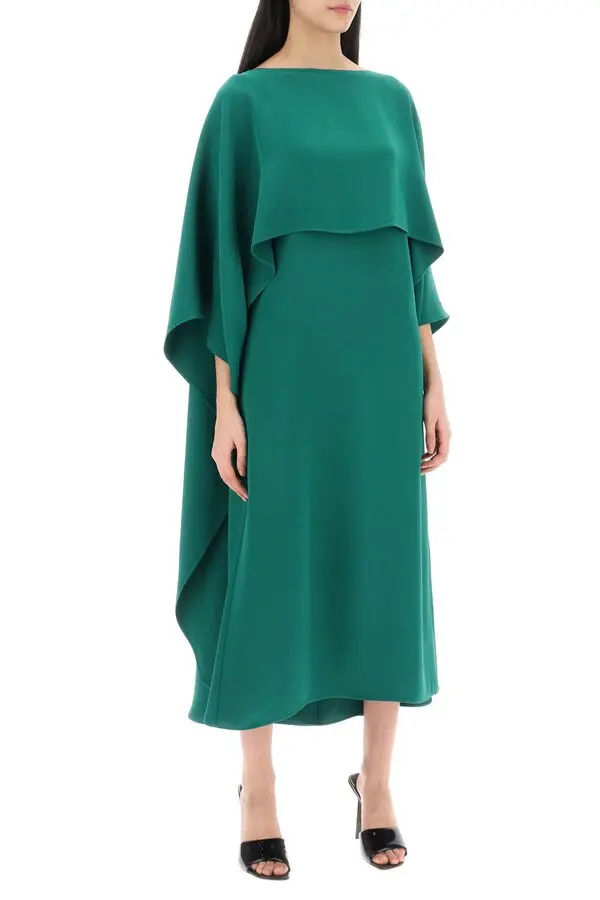 valentino green cape dress Garavani - Jlo valentino