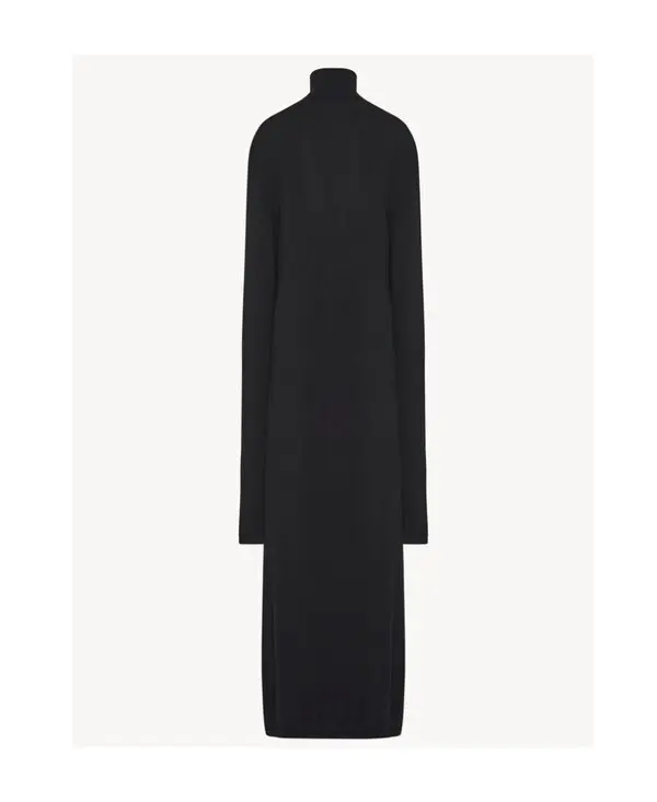 THE ROW High-necked Maxi Dress