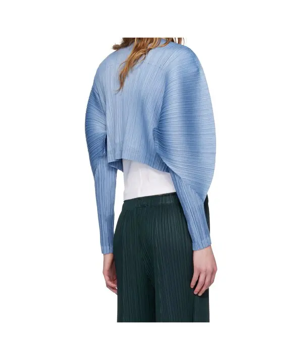 PLEATS PLEASE BY ISSEY MIYAKE Puffy V-neck Top