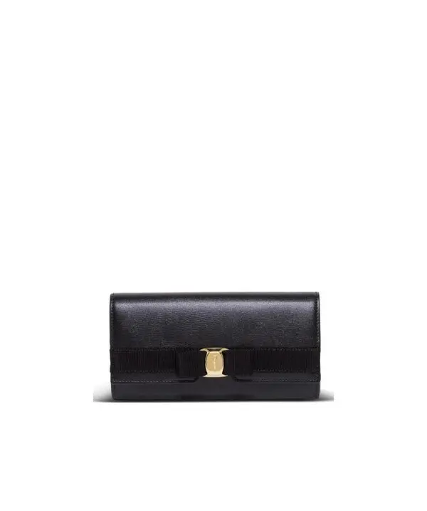 FERRAGAMO New Vara Wallet - Black