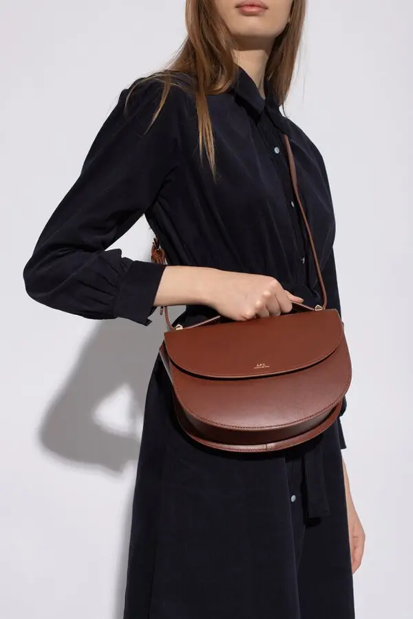 A.p.c. Genève Flap Shoulder Bag