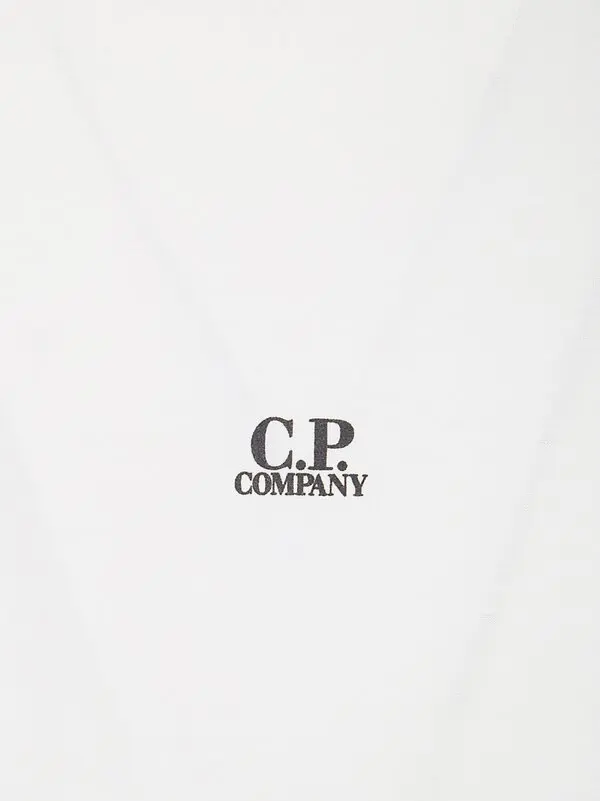 C.P. COMPANY Logo Printed Crewneck T-shirt - White