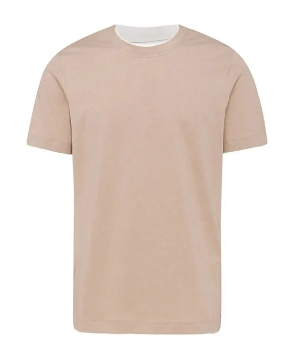 Brunello Cucinelli Contrast-trim Cotton T-shirt