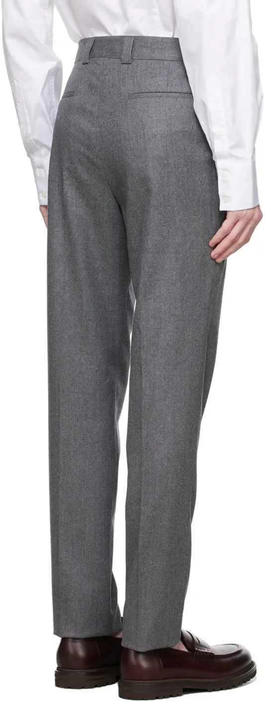 Brunello Cucinelli Cropped Straight Leg Trousers