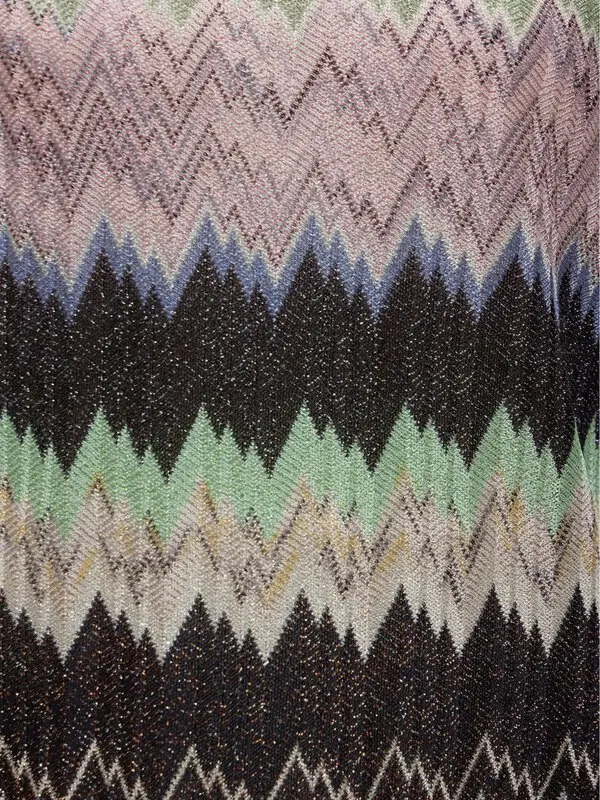 Missoni Sleeveless Zigzag Patterned Top - Black