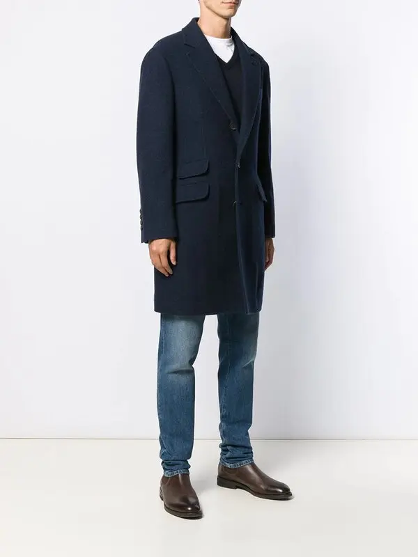 Brunello Cucinelli Single-breasted Long-sleeved Coat
